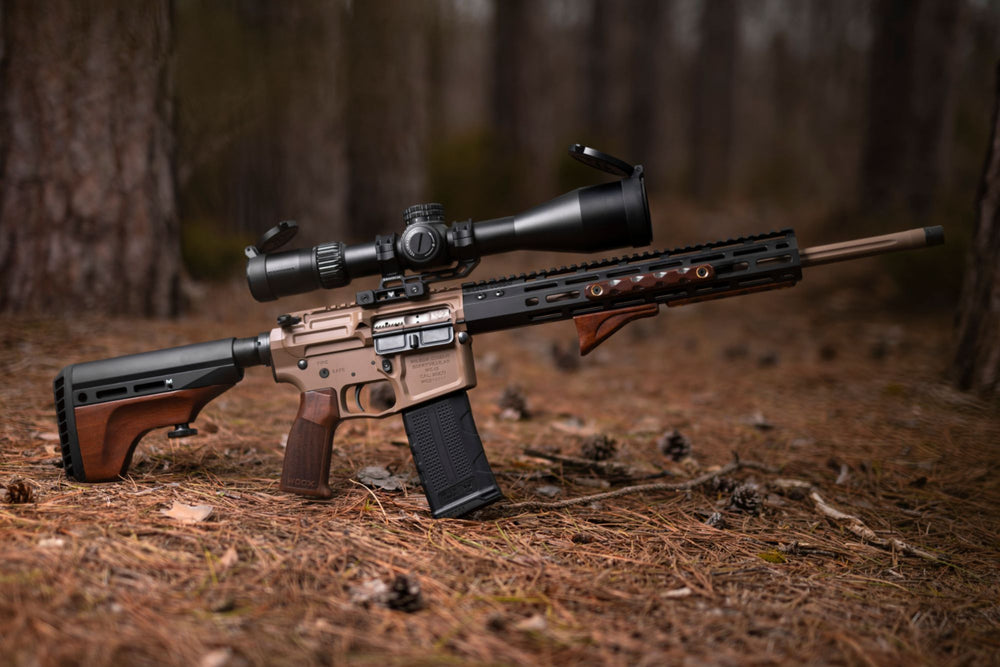 M-LOK™ Angled Grip | American Walnut | WOOX