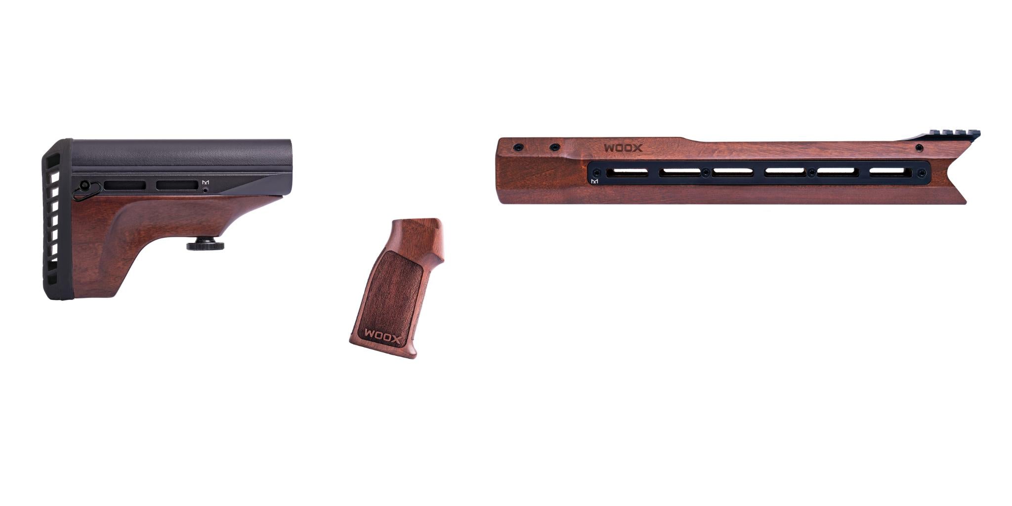 AR15 / M4 / M16 / AR10 Wooden Stocks & Aftermarket Furniture - WOOX
